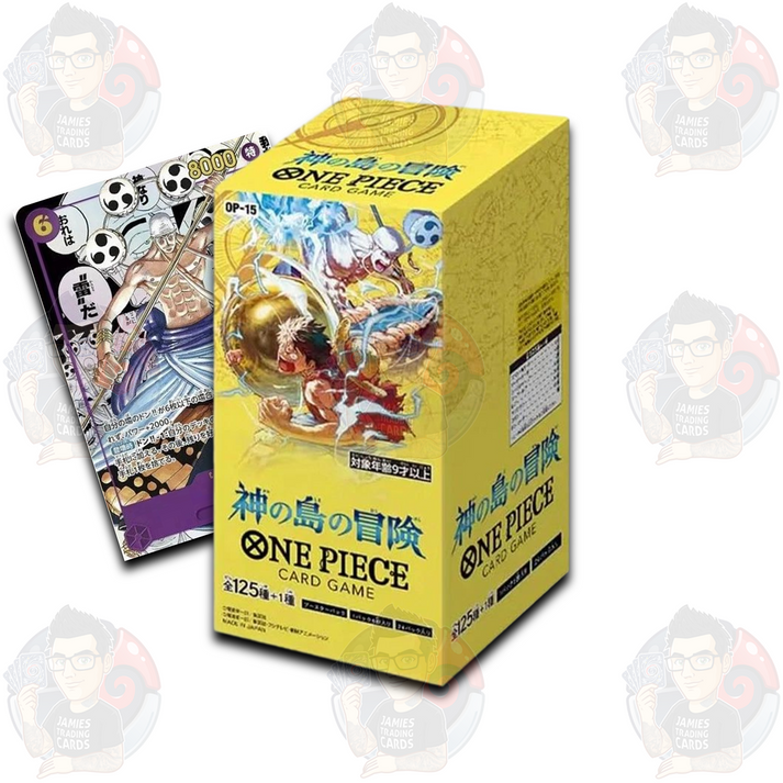 OP-15 Adventure on KAMI’s Island Booster Box - Japanese One Piece TCG ...
